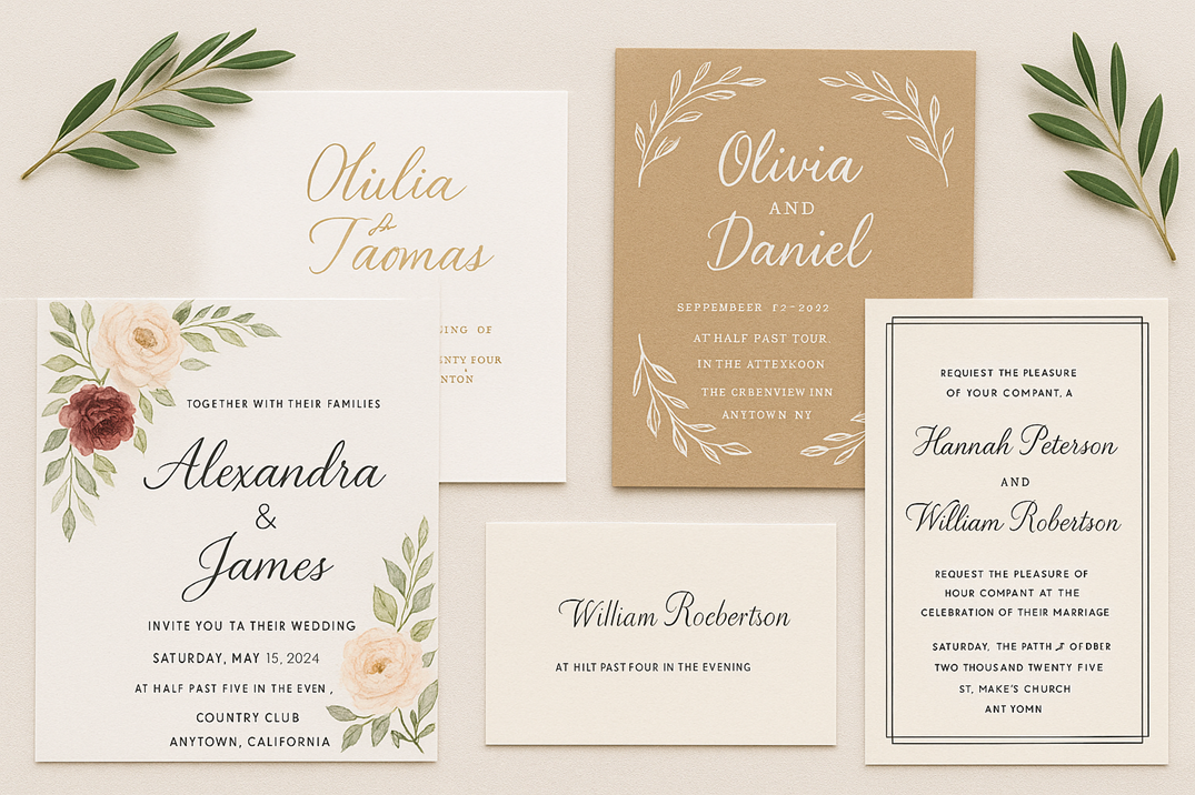 Top Wedding Invitation Styles for 2025: What’s In and What’s Out ...